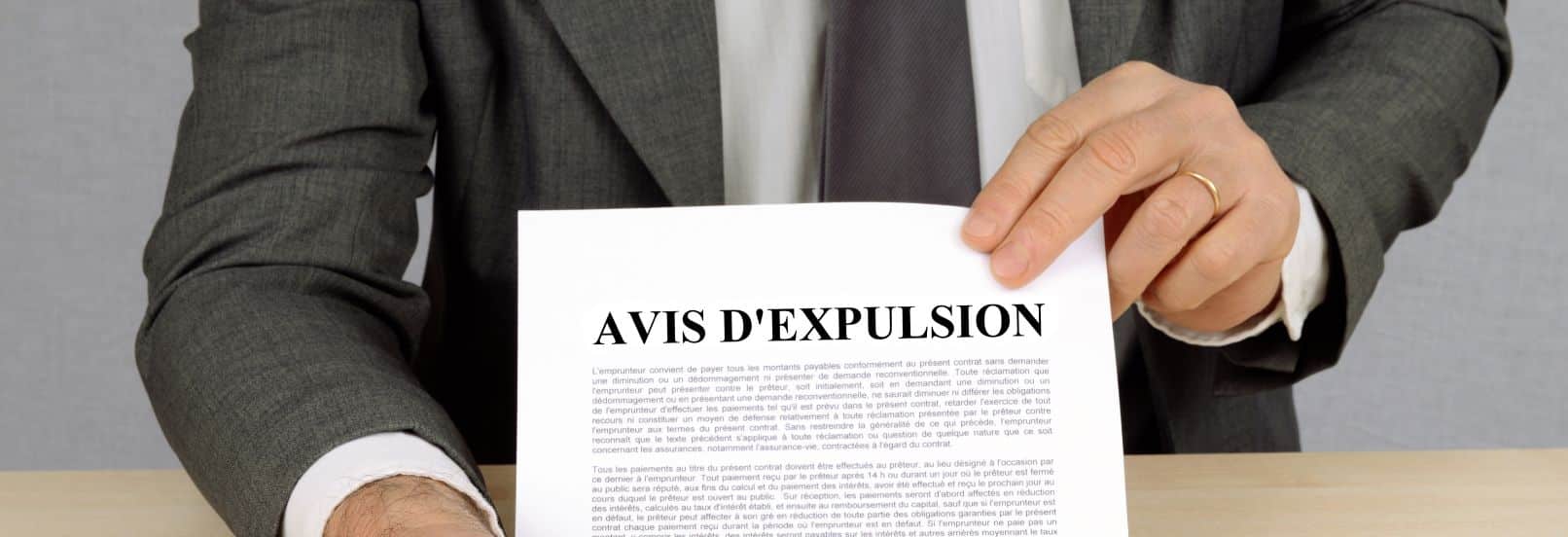 Les grandes étapes de la procédure d'expulsion | SARL CHARNOLÉ SINGER
